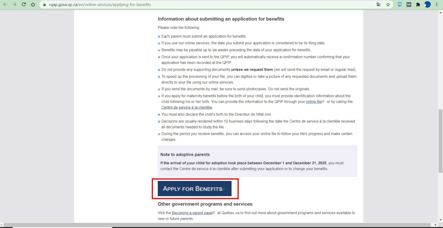 How To Apply For Québec Parental Insurance Plan (QPIP)?