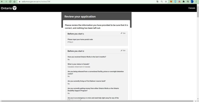 How to apply to Ontario Work Benefit?